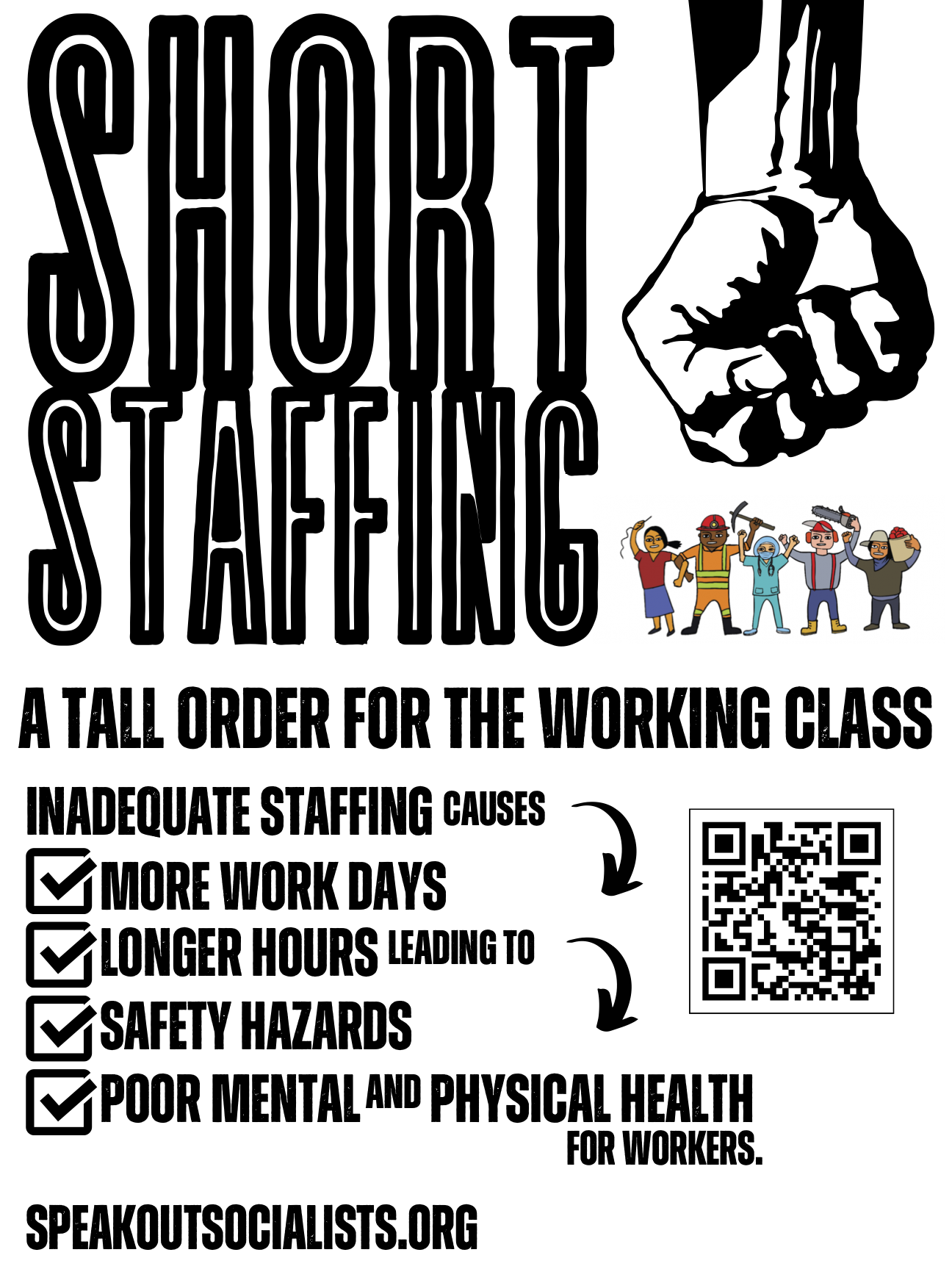 Short Staffing Poster (2) – Speak Out Now